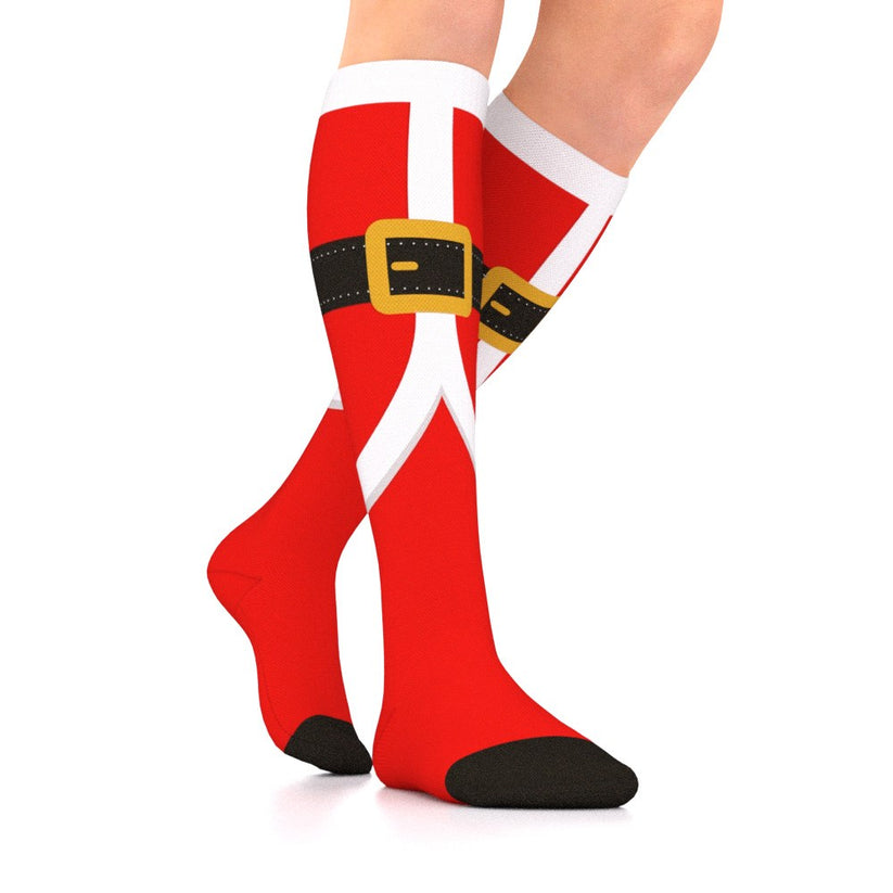 Holiday Compression Socks Unisex | Santa – GO2 Socks Co